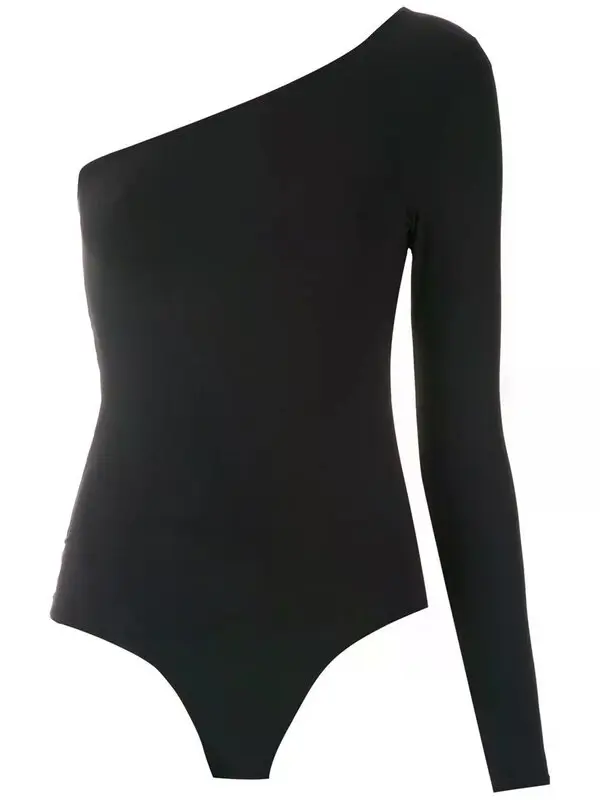 AMIR SLAMA Lace Insert Body Top