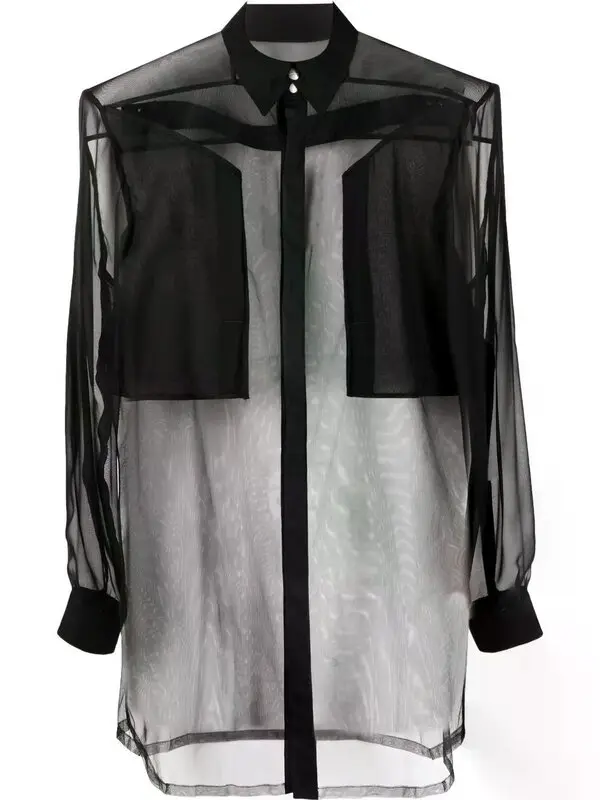Rick Owens Utility See-through Shirt