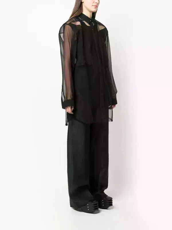 Rick Owens Utility See-through Shirt