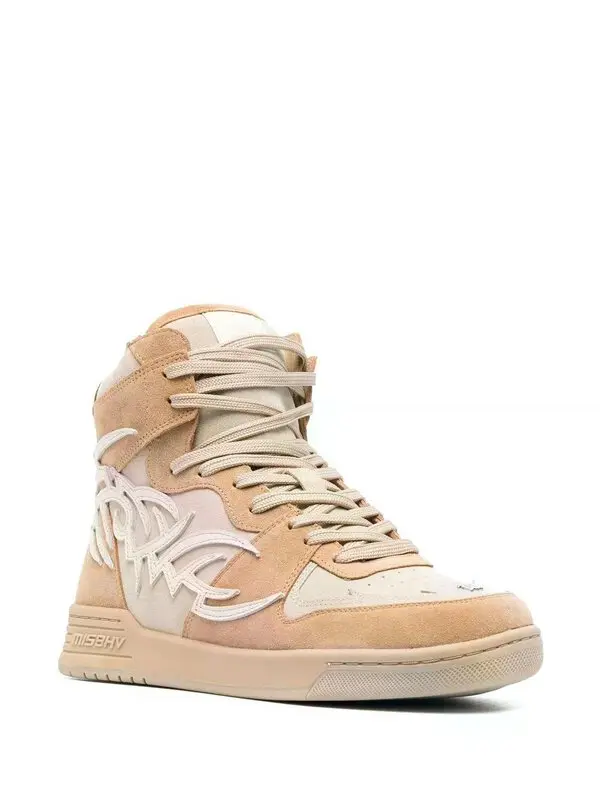 MISBHV Panel-detail Suede Sneakers - Neutrals