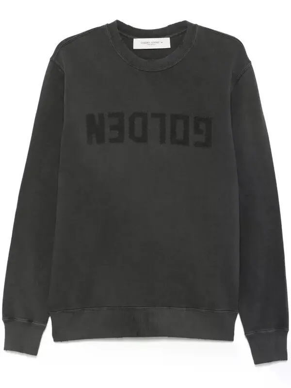 GOLDEN GOOSE Logo-print Long-sleeve Sweatshirt