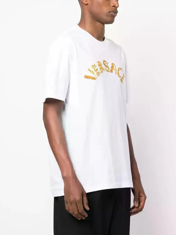 Versace Seashell Baroque Cotton T-shirt