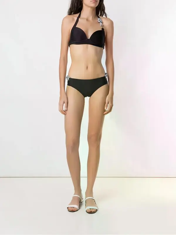 AMIR SLAMA Rope Detail Balconette Bikini Set