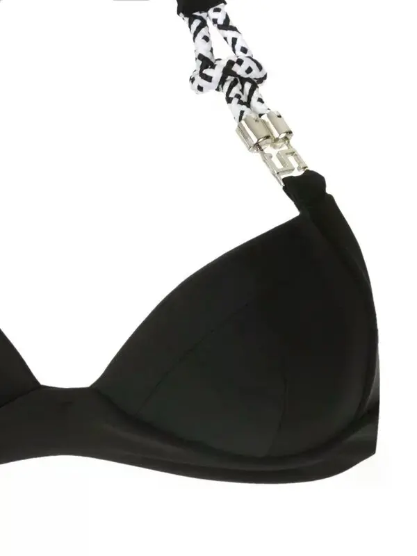 AMIR SLAMA Rope Detail Balconette Bikini Set