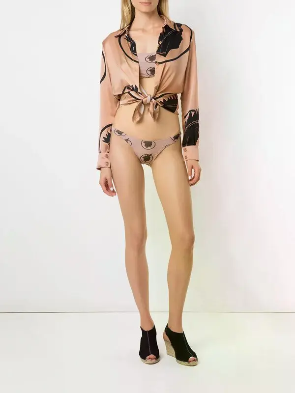 AMIR SLAMA Ndio Print Bikini Set