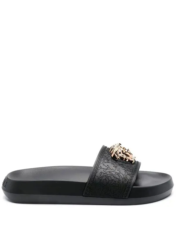 Versace Palazzo Medusa-plaque Rubber Slides