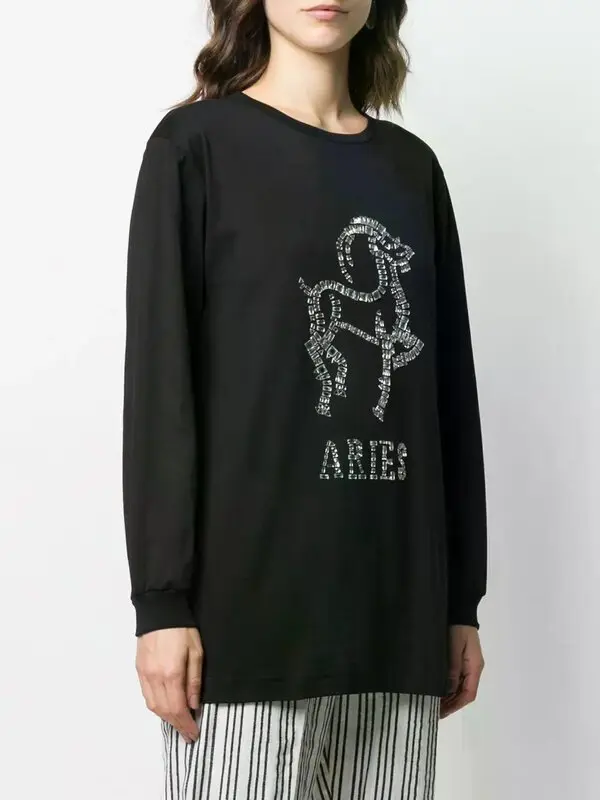 Alberta Ferretti Aries Crystal-embellished Jumper