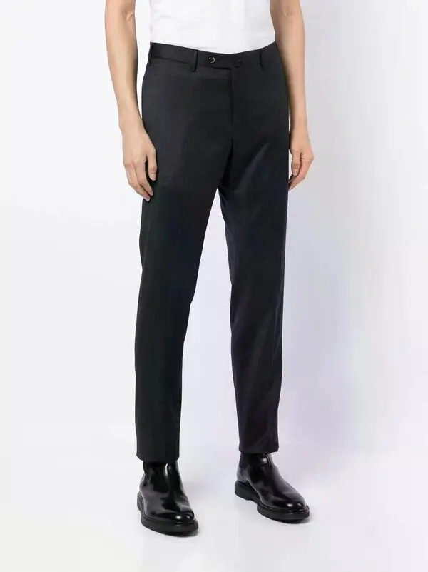 PT TORINO Slim-cut Tailored Trousers - Grey