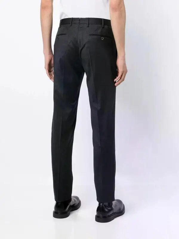 PT TORINO Slim-cut Tailored Trousers - Grey