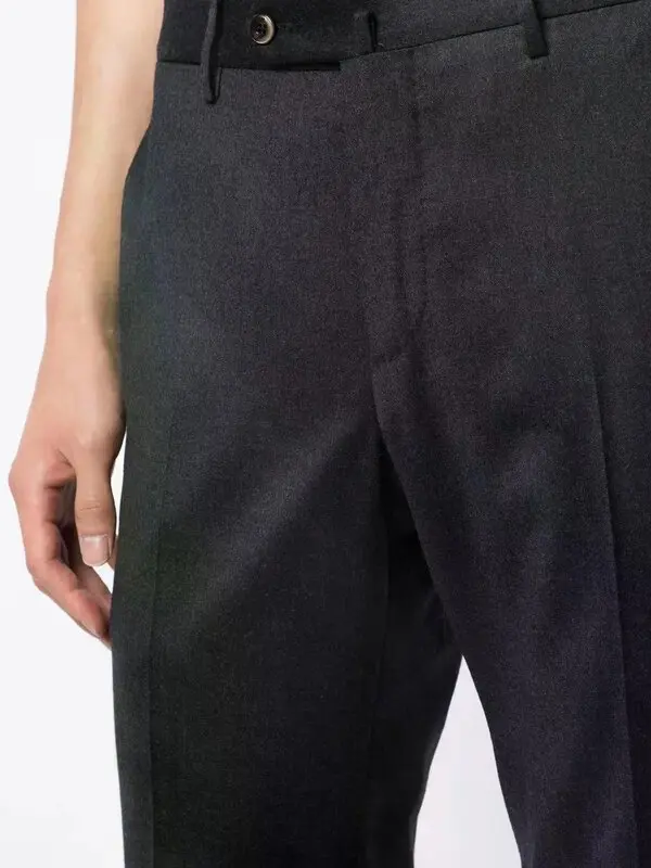 PT TORINO Slim-cut Tailored Trousers - Grey