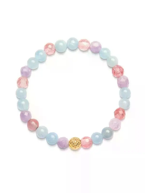 NIALAYA JEWELRY Faceted Stone Bracelet - Blue