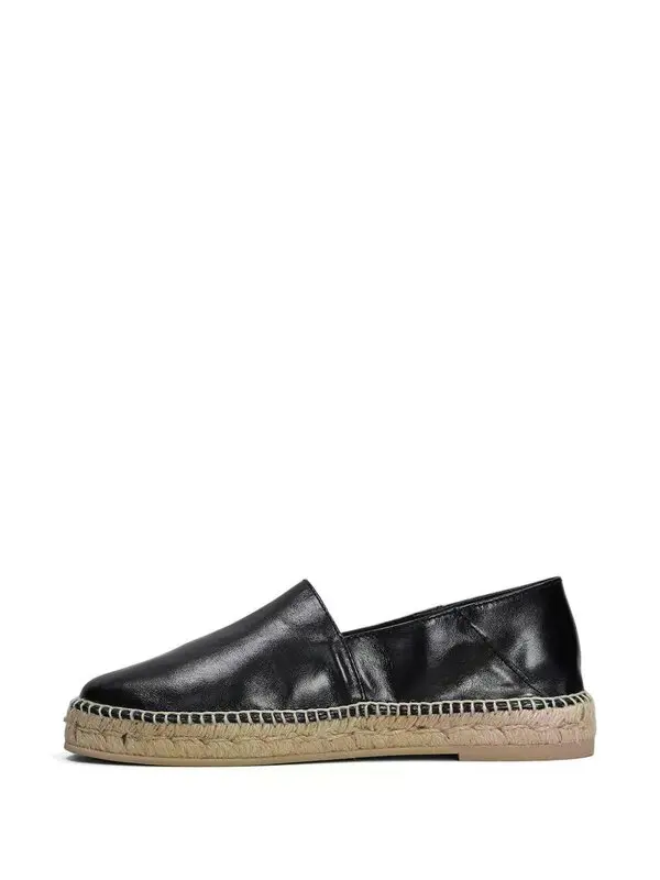 AMI Paris Leather Espadrilles