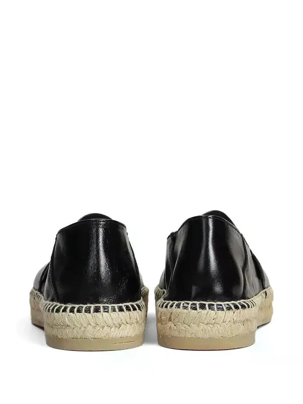 AMI Paris Leather Espadrilles