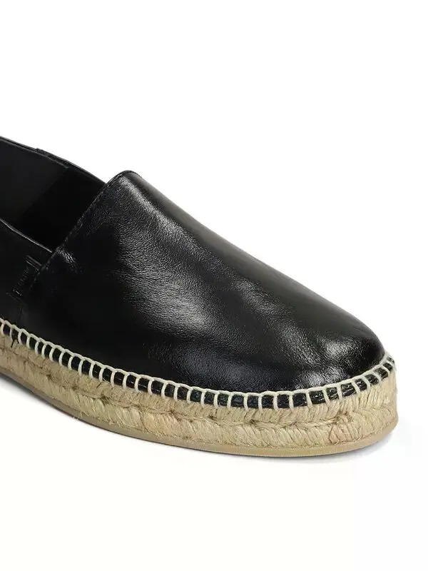 AMI Paris Leather Espadrilles
