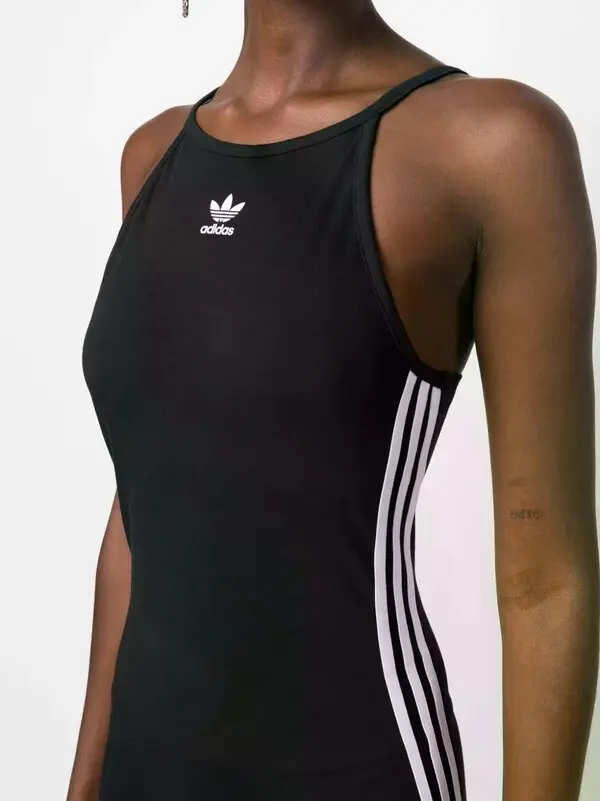Adidas Logo-embroidered Sleeveless Dress