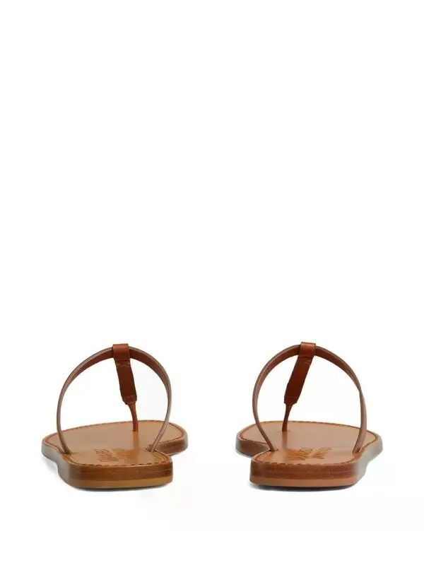 Dsquared2 Leather Thong Sandals