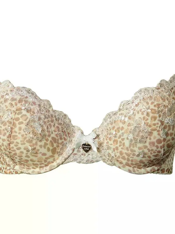 TWINSET Animal Print Push-up Bra