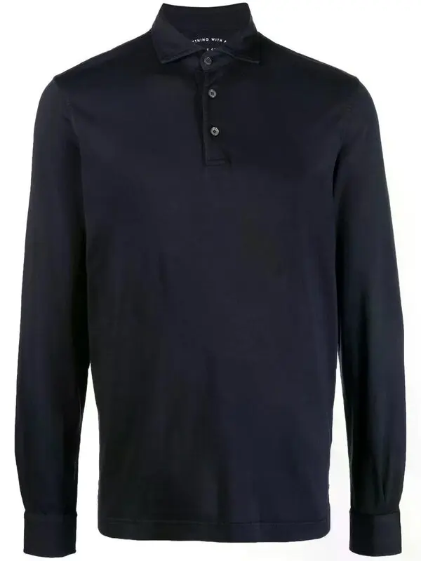 Fedeli Long-sleeved Polo Shirt
