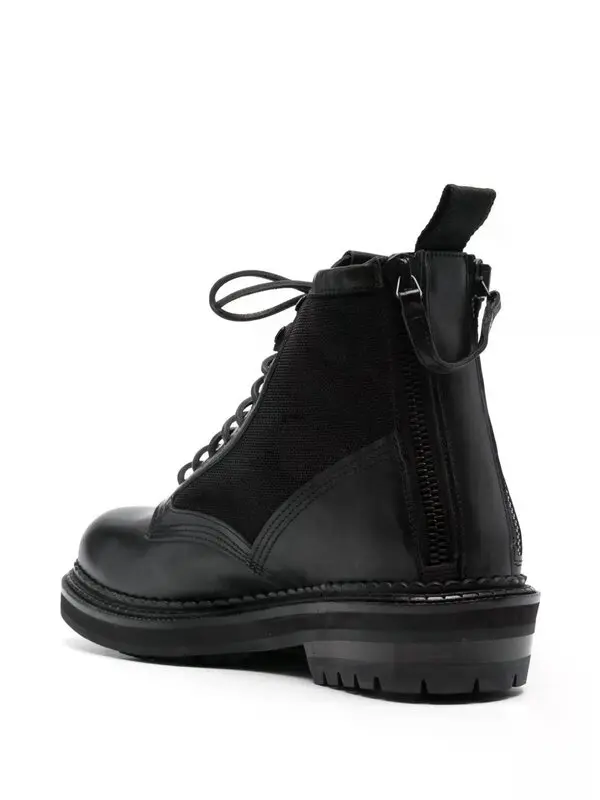 BUTTERO® Calf Leather Combat Boots