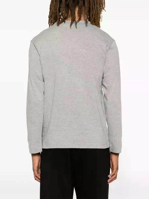 Play Comme Des Garcon Heart-patch T-shirt