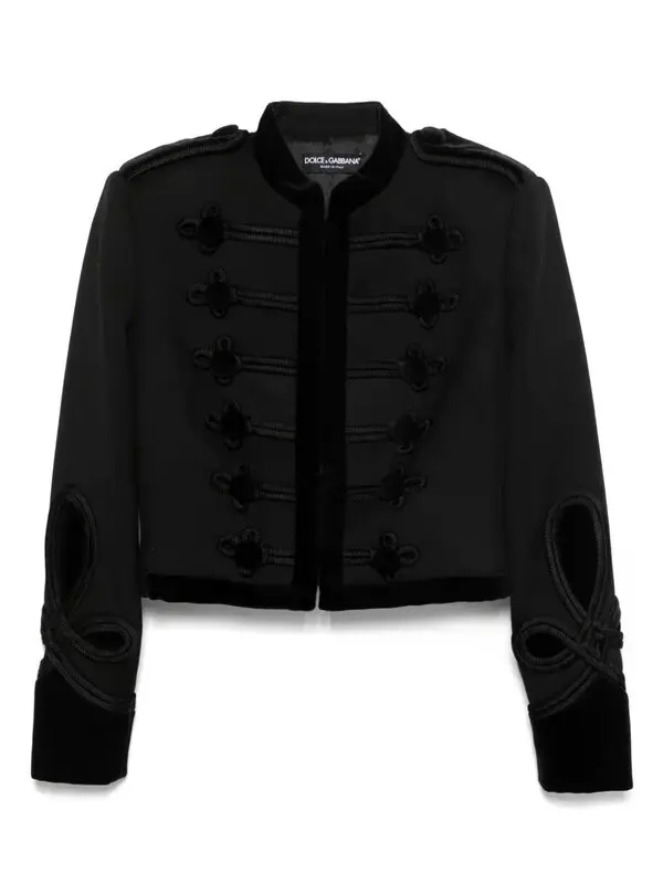 Dolce & Gabbana Gabardine Epaulettes Jacket