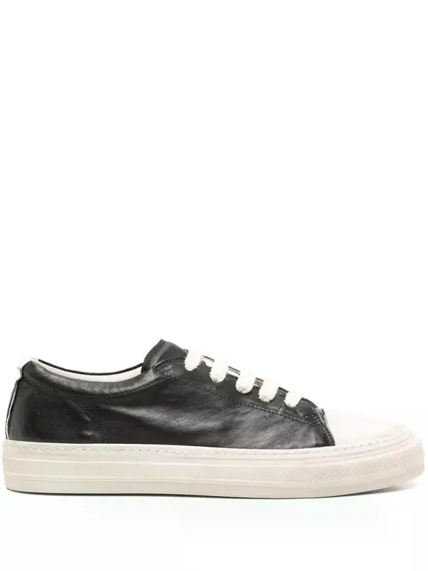 Moma Verso Lace Up Leather Sneakers