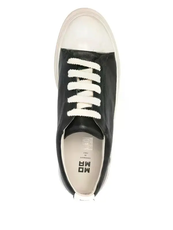 Moma Verso Lace Up Leather Sneakers