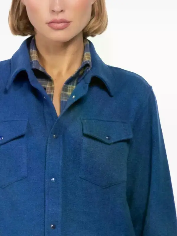 GOD'S TRUE CASHMERE Cashmere Overshirt - Blue