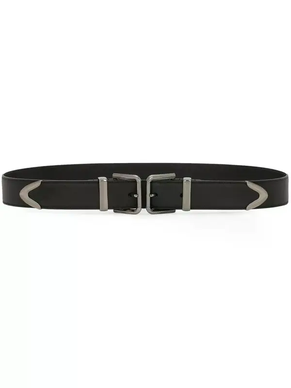 Dolce & Gabbana Buckle-fastening Leather Belt - Black