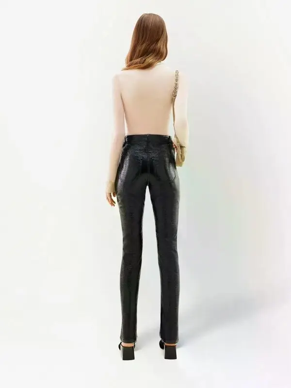 COURREGES Logo High-neck Knitted Top - Neutrals