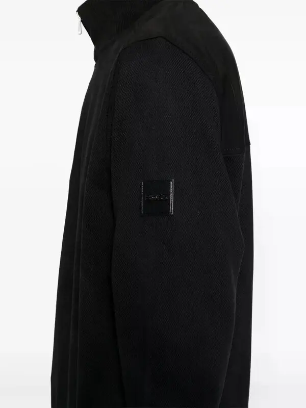BOSS Half-zip Panelled Sweatshirt