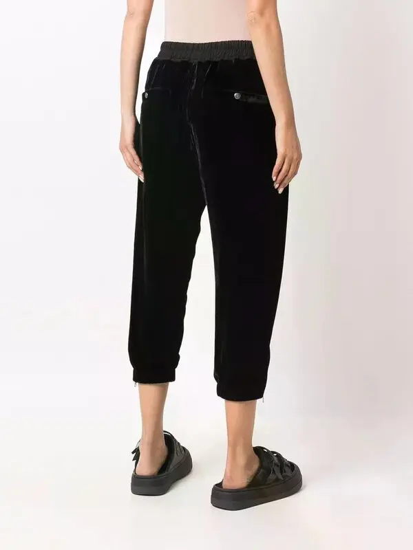 Rick Owens Three-quarter Length Cotton Drawstring Trousers