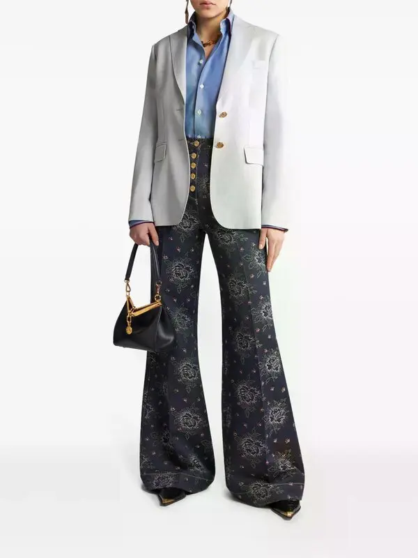Etro Single-breasted Blazer - Grey
