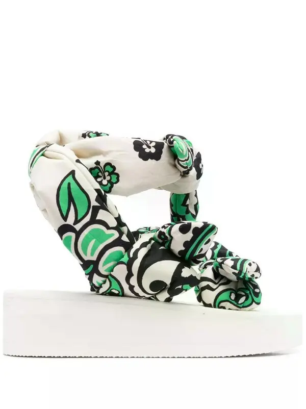 Red Valentino 50mm Platform Sandals - Neutrals