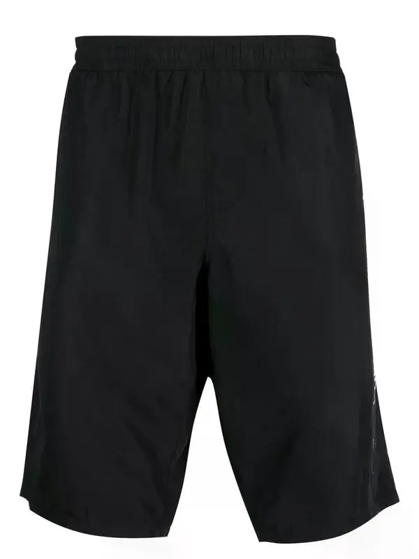 Balmain Logo-print Swim Shorts - Black