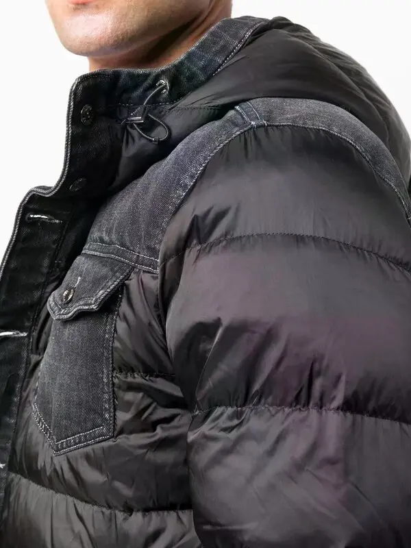 MOORER Button-up Padded Down Jacket