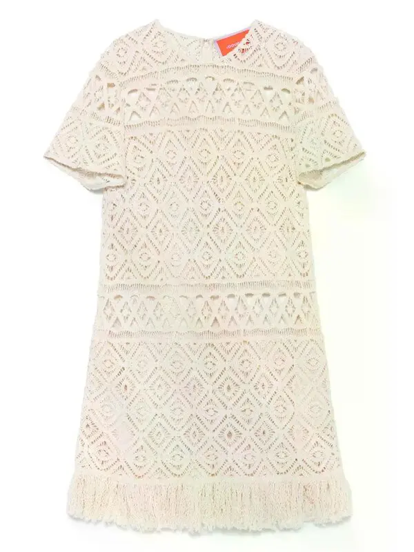 La DoubleJ Plaza Mini Dress - Neutrals