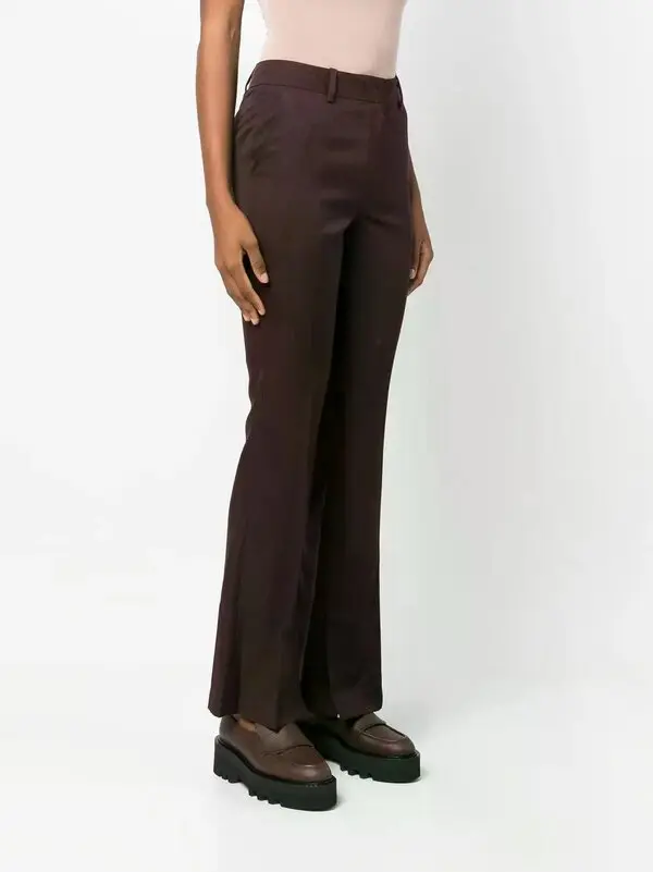 LOW CLASSIC Flared Wool Trousers