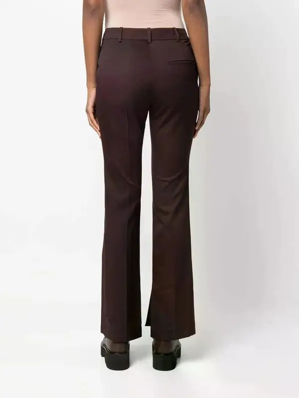 LOW CLASSIC Flared Wool Trousers