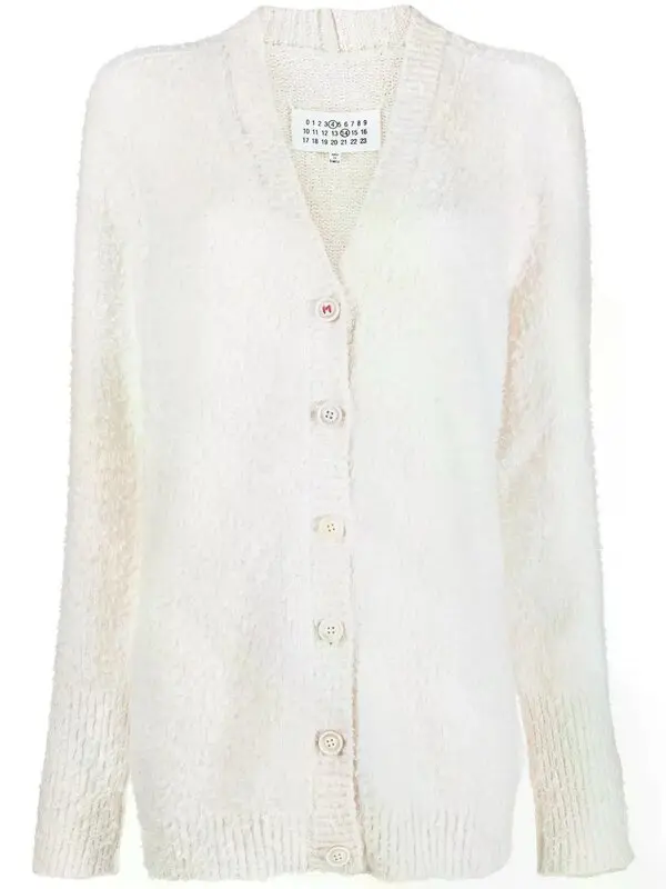 MAISON MARGIELA V-neck Knitted Cardigan