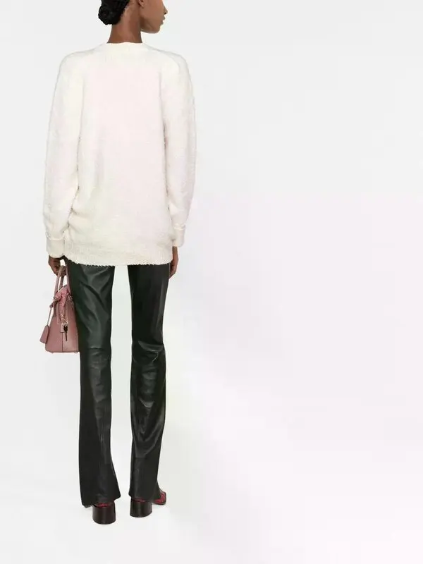 MAISON MARGIELA V-neck Knitted Cardigan