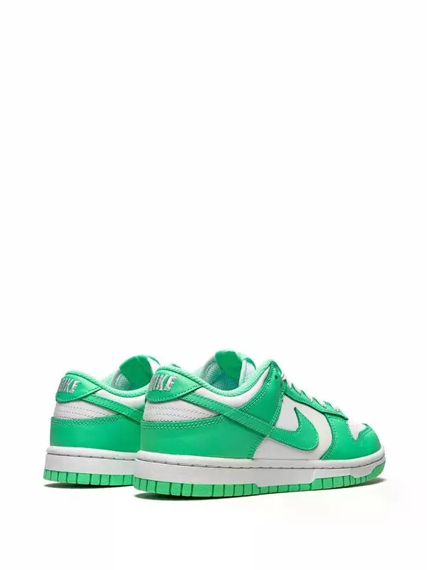 Nike Dunk Low Green Glow Sneakers - White