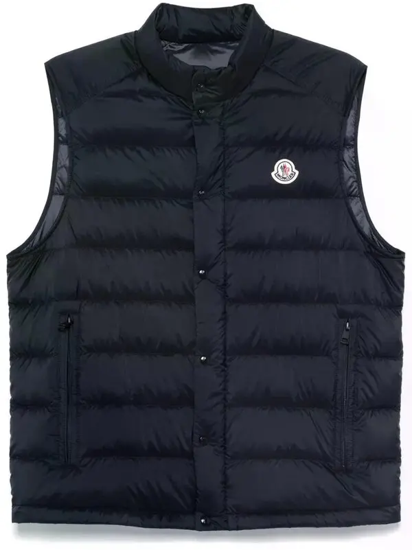Moncler Barthe Down Gilet - Blue