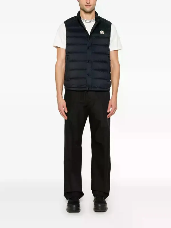 Moncler Barthe Down Gilet - Blue