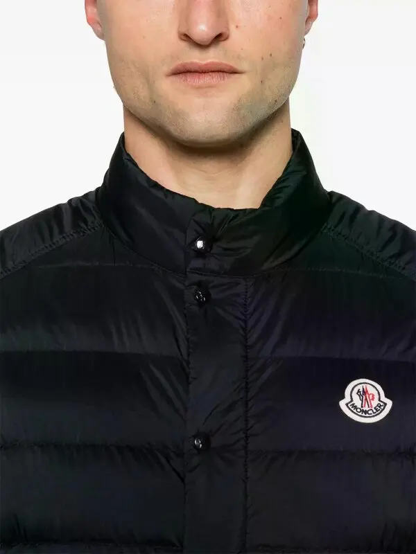 Moncler Barthe Down Gilet - Blue