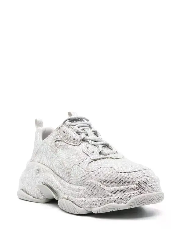 Balenciaga Triple S Sneakers - Silver