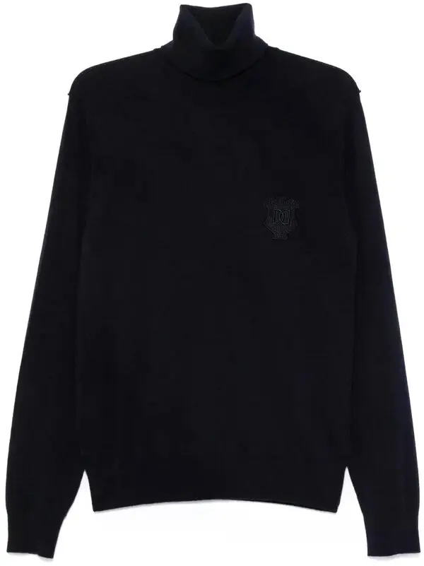 Dolce & Gabbana Logo-patch Cashmere Sweater