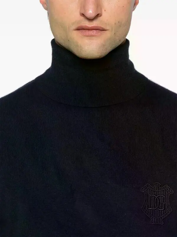 Dolce & Gabbana Logo-patch Cashmere Sweater