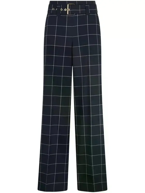 Liu Jo Tailored Check Trousers