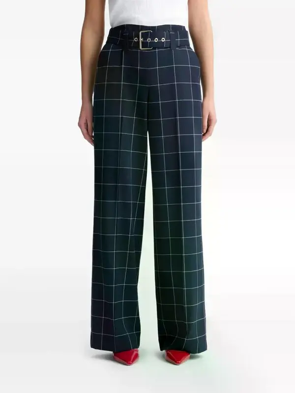 Liu Jo Tailored Check Trousers